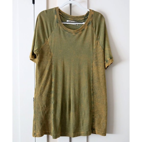 M. Rena | Tops | M Rena Usa Mineral Wash Raglan French Terry Tunic ...